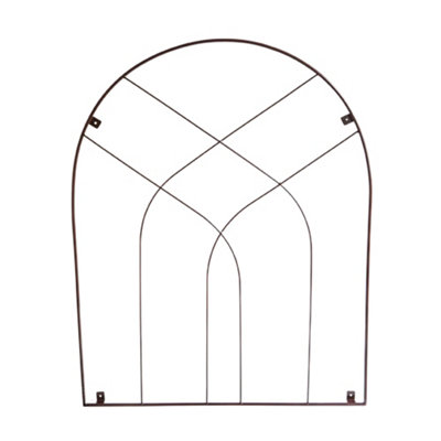 Outdoor Arch Trellis Bronze H100cm W80cm