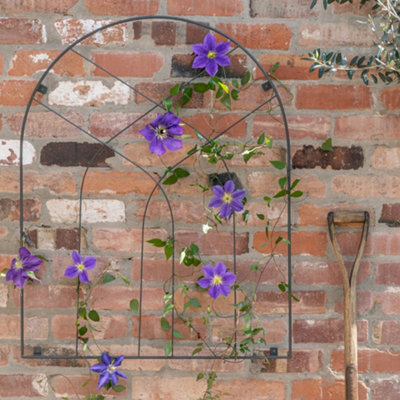 Outdoor Arch Trellis Bronze H100cm W80cm
