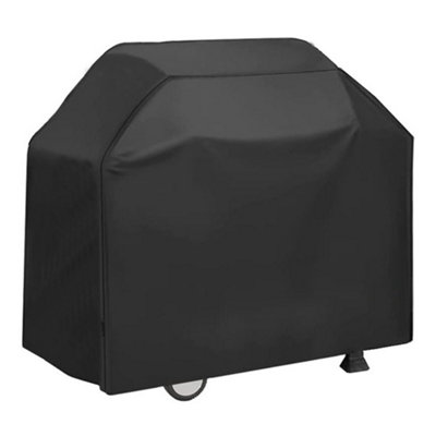 Outdoor Black Waterproof UV Protection Barbecue Grill Cover