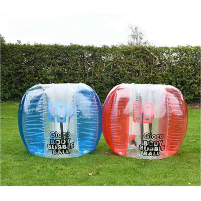 Outdoor Body Bubble Ball - RED - Zorb Football Inflatable Bumper Sports ...