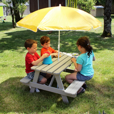Outdoor Childrens Picnic Table at B&Q