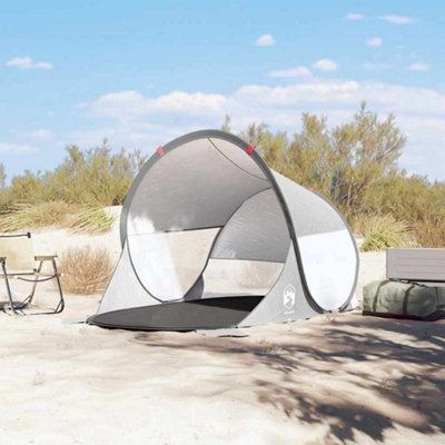 Outdoor Durable Beach Tent Grey Pop-up Waterproof