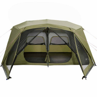 Outdoor Family Tent 10-Person Green Quick Release Waterproof