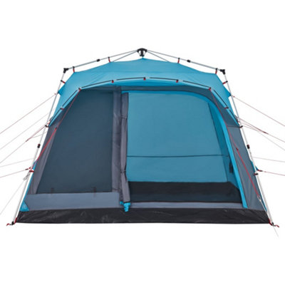 Outdoor Family Tent Cabin 7-Person Blue Quick Release