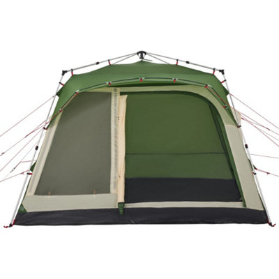 Outdoor Family Tent Cabin 7-Person Green Quick Release