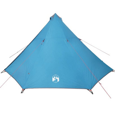 Outdoor Family Tent Tipi 8-Person Blue Waterproof