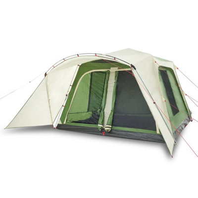 Outdoor Family Tent with Porch 9-Person Green Quick Release
