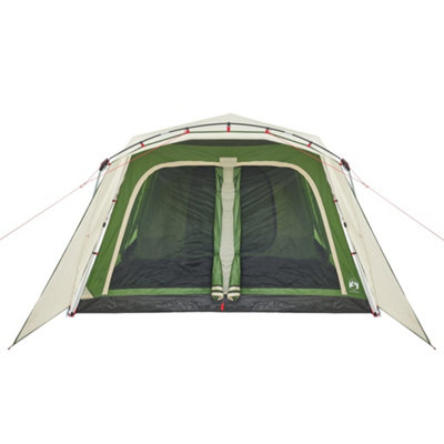 Outdoor Family Tent with Porch 9-Person Green Quick Release