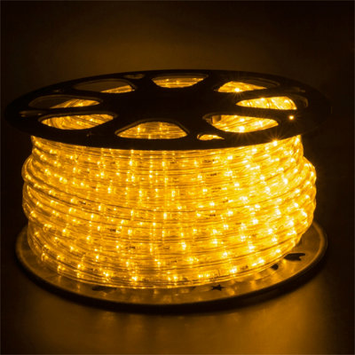 Outdoor Festive Static LED 45M Rope Lights Kit With Wiring Accessories ...