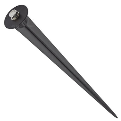 Outdoor Flood Light Spike 450mm Long Aluminum for Ground Mounting