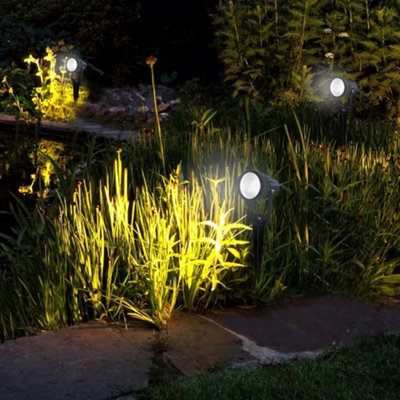 Outdoor Flood Light Spike 450mm Long Aluminum for Ground Mounting
