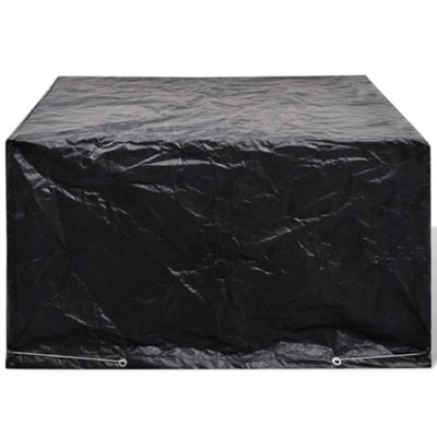 Outdoor Garden Furniture Cover 6 Person Poly Rattan Set 8 Eyelets 172 x ...