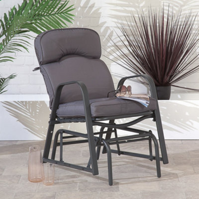 Outdoor Garden Furniture Malvern Single Glider | DIY at B&Q