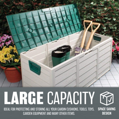 Plastic storage seat box store