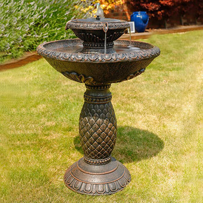 Solar powered bird bath fountain store