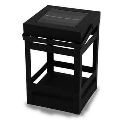 Outdoor Garden Solar Square LED Lantern | DIY at B&Q
