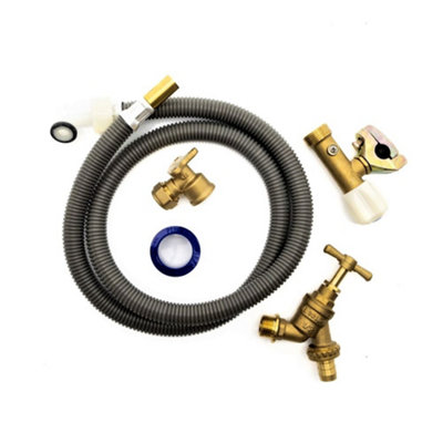 Outdoor Garden Tap Installation Kit, Wall Mounted Outdoor Brass Tap ...