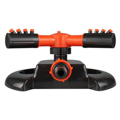 Outdoor garden watering/irrigation three arm multi-position rotating ...