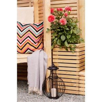 Outdoor Garden Wooden Planter 72 x 40 x 40cm Contemporary Tall Pressure ...