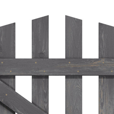 Outdoor Grey Outdoor Garden Gate Yard Patio Entrance Way Door Security ...