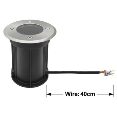 Outdoor Ground Walk Over Recessed Light Round IP67 Waterproof GL09K