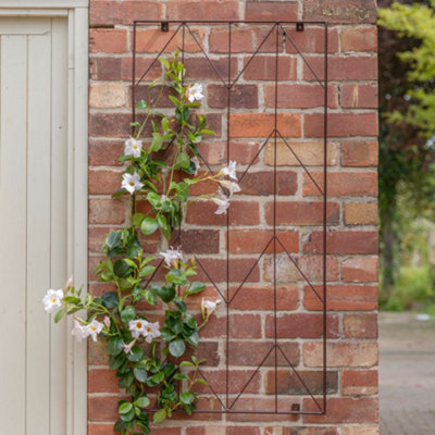 Outdoor Herringbone Trellis Bronze H120cm W60cm