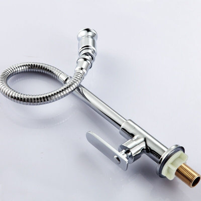 Outdoor kitchen faucet 360degree rotatable single hole mixer tap cold ...