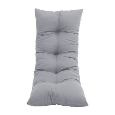 Outdoor Light Grey Polyester Waterproof Benches Seat Cushion Garden ...