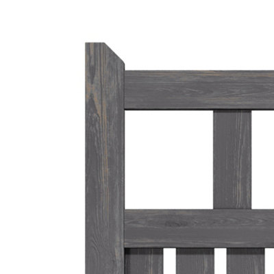 Outdoor Pedestrian Gate Wooden Freestanding Fence Door 76cm W x 120cm H