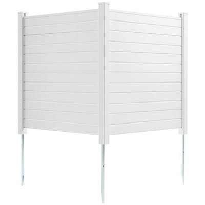 Outdoor Privacy Screens 50" W x 50" H Air Conditioner Fence 2 Panels