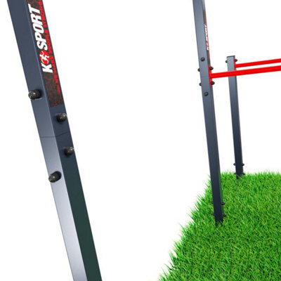 Outdoor Pull Up Dip Bars Garden Calisthenics Training Frame | DIY at B&Q