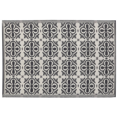 Outdoor Rug NELLUR Black 120 x 180 cm