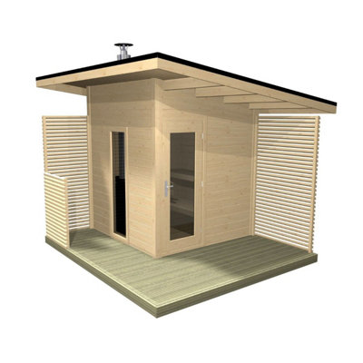 Outdoor sauna Harvia Solide Compact