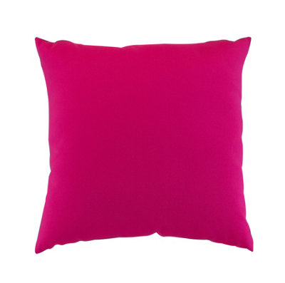 Outdoor Scatter Cushions 12" x 12" Hot Pink | DIY at B&Q