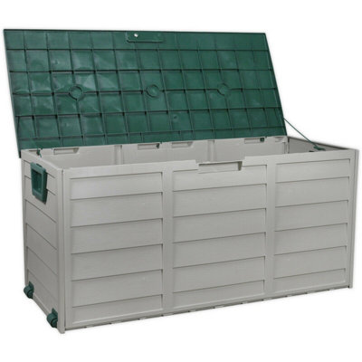 Outdoor Storage Box - Heavy Duty PP Plastic - Fully Weatherproof ...