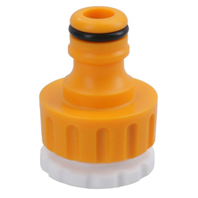 Outdoor Tap Garden Hose Connector 3/4in Thread + 1/2in Reducer Watering 1pc