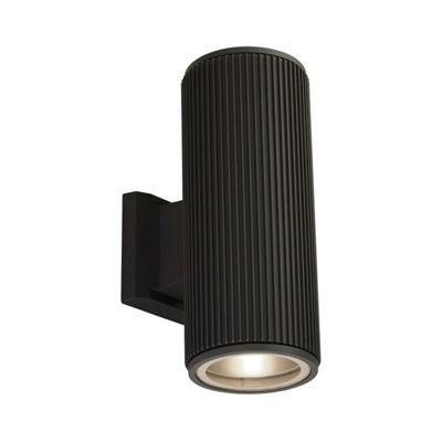 Outdoor Up Down Lighter Wall Lighting Garden Porch Light Black With ...