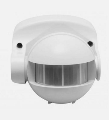 Outdoor Wall Mounted Adjustable PIR Motion Security Sensor IP44 ...