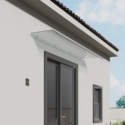 Outdoor Window Awning Rain Screen Waterproof Front Door Canopy Shelter ...