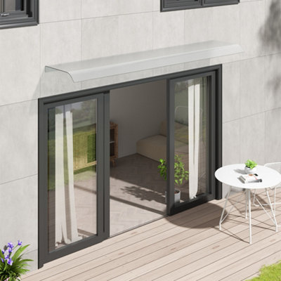 Outdoor Window Awning Rain Screen Waterproof Front Door Canopy Shelter ...