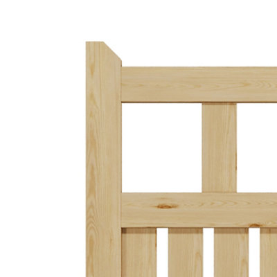 Outdoor Wooden Garden Gate & Security Barrier 76cm W x 120cm H