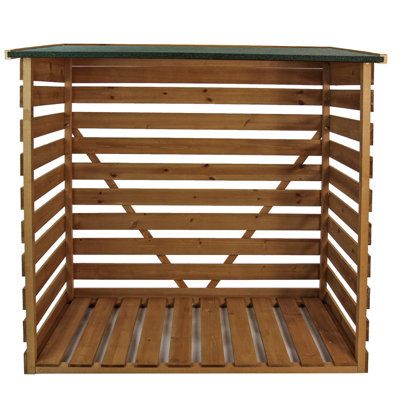 Outdoor Wooden Log Store Simple Self-Assembly