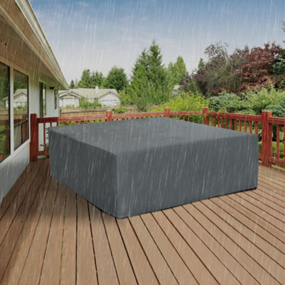 Outsunny 205x192cm Outdoor Garden Furniture Protective Cover Water UV ...