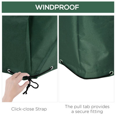 Outsunny 255x142cm Outdoor Garden Furniture Protective Cover Water UV ...