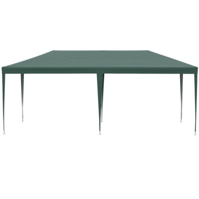 Outsunny 6m x 3m Garden Gazebo Marquee Canopy Party Tent Canopy Patio Green