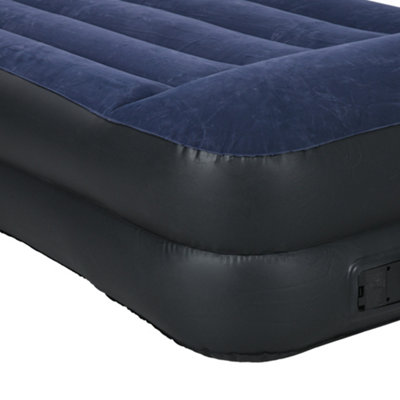 Outsunny Single Inflatable Mattress with Electric Pump, 195 x 96 x 46cm