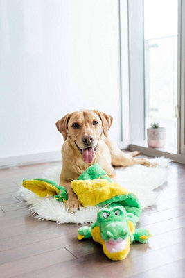 Outward Hound Dog Plush Toy Squeaky Chew Soft Play Fun Matz Gator Extra ...