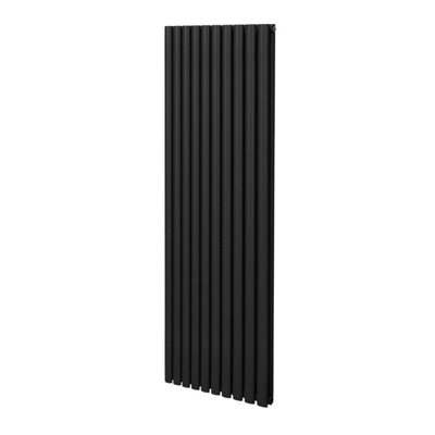 Oval Radiator - 1800 x 600mm - Black | DIY at B&Q