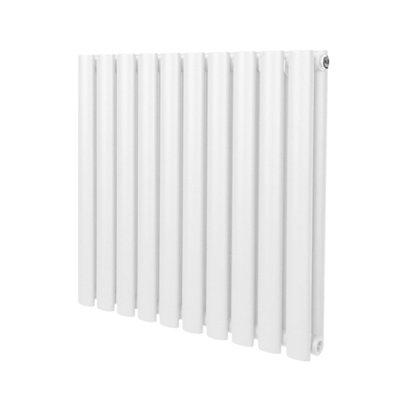 Oval Radiator - 600 x 600mm - White | DIY at B&Q