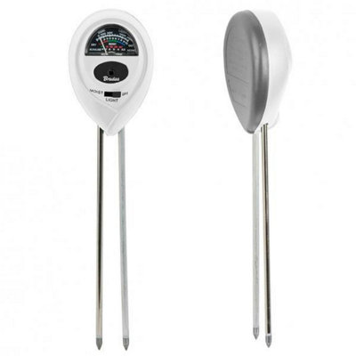 Oval Traditional Analog 3-Functions Meter Soil pH Acidity Insolation ...